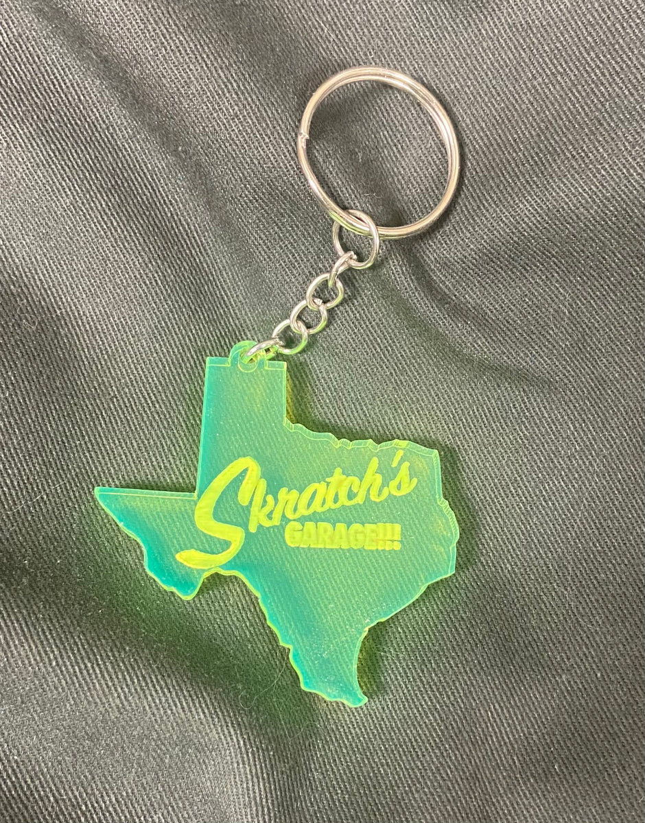 Texas Key chain – Skratch's Garage